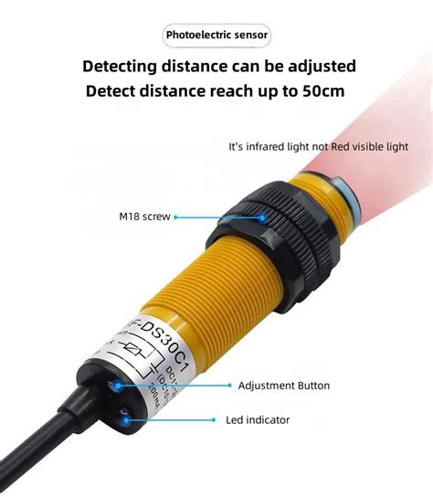 Photoelectric Sensor M18 E3f R2b1 Sensors Retro Reflective Photoelectric Sensor Buy Retro