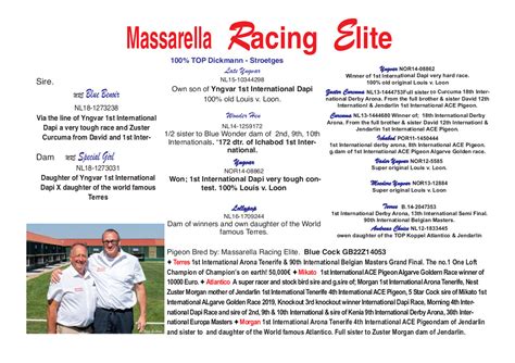 Ref 145 Blue Cock 22 053 Dickmann Stroetges Massarella Racing Elite