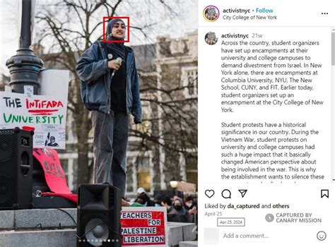 Hadeeqa Malik Canary Mission