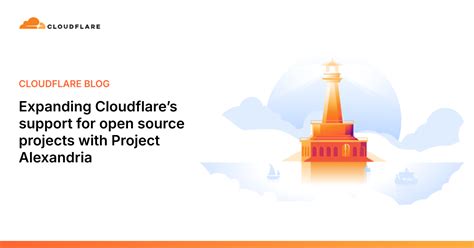 Expanding Cloudflares Support For Open Source Projects With Project Alexandria