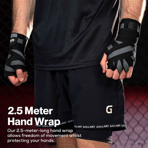 Boxing Hand Wraps And Wrist Wraps For Boxers Black Gallant Sport