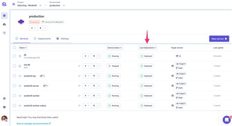 Deployment Actions Docs Qovery