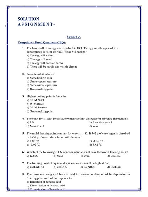 Solutions Homework 2 R2 Pdf Osmosis Distillation