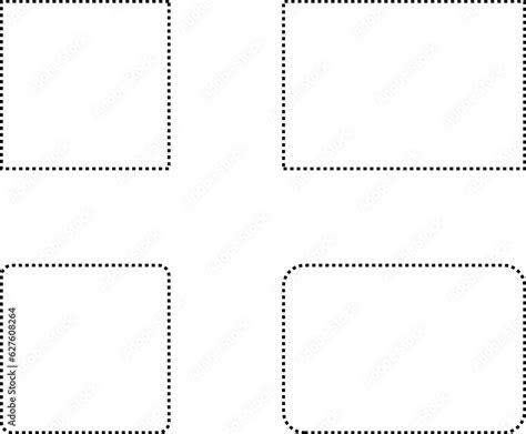 Dashed Line Basic Geometric Shapes Dashed Outline Of Circle Oval