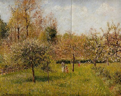 Spring At Eragny By Camille Pissarro Artchive