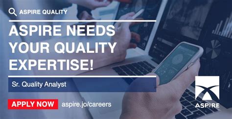 Aspire It Services On Linkedin Applynow Qa Qualityanalyst Java