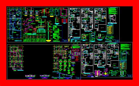 Planos De Vivienda Unifamiliar En DWG AUTOCAD Vivienda Unifamiliar Proyectos En PlanosPara