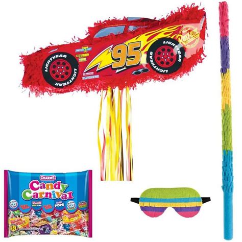 Lightning Mcqueen Car Pinata Kit Cars 3 Car Pinata Birthday Theme