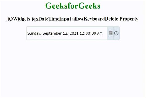 Jqwidgets Jqxdatetimeinput Allowkeyboarddelete 属性 码农参考