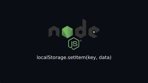 libraries for using localstorage in your node js project by manish