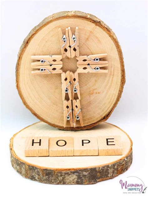 A Cross T They Will Love Easy Wooden Cross Decor Tutorial