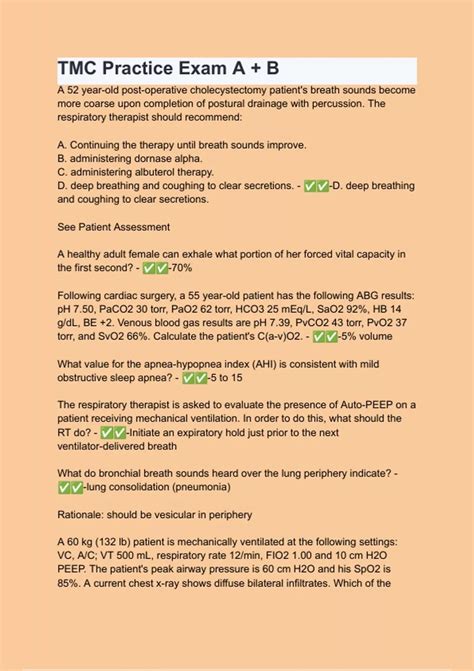 TMC Practice Exam A B Cadaver Posterior Arm Forearm Stuvia US