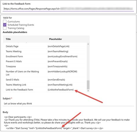 Collect Feedback Using Forms Or A Sharepoint List After An Event