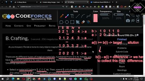 B Crafting Codeforces Round 996 Div 2 Cp In Bangla Java
