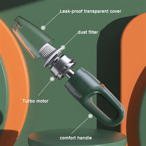 Suitu St 6612c 5000pa 120w 무선 자동차 진공 청소기 핸드 헬드 고성능 먼지 흡입 기계 흰색