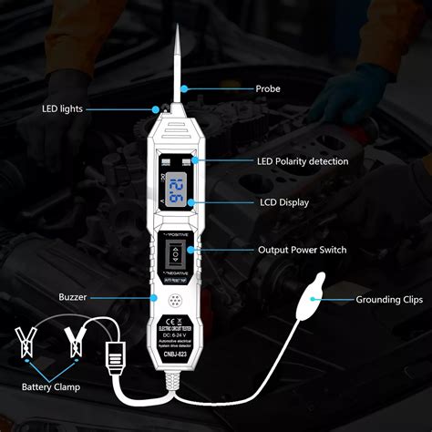 Automotive Digital Power Probe Circuit Electrical Tester Test Lead Device System Ebay