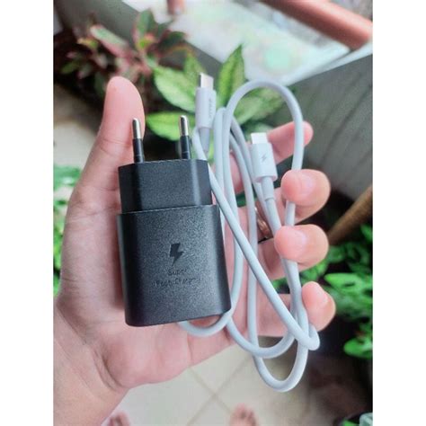 Jual Super Fast Charger Samsung 25 Watt Originaal Type C To C Free Headset Shopee Indonesia