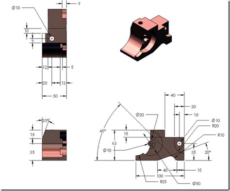 Cswa Advanced Part Modeling Question 1 Solidworks Tutorials