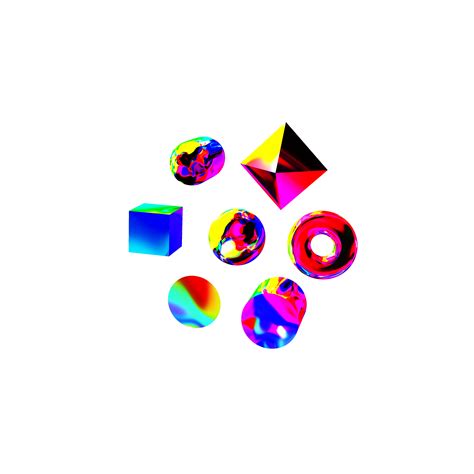Sphere Tracing Cppn Colored Shapes