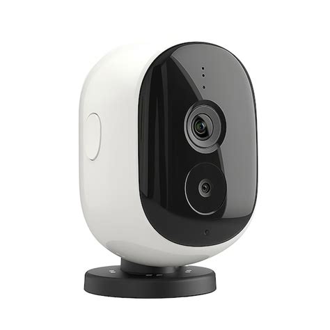 Closed Up Of Smart Home Wireless Security Camera Isolated On