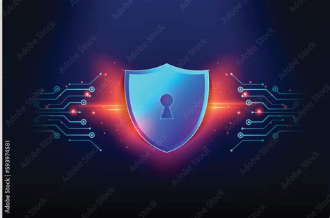 Cybersecurity And Privacy Concepts To Protect Data Lock Icon And