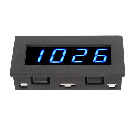 Digital Frequency Meter Speedometer Dc 8 To 15v 056 In 5 To 9999 Rpm 4 Led Digital Display