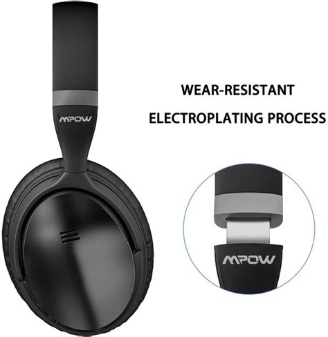 Беспроводные стереонаушники Mpow H5 Anc Bluetooth Headphones Bh143a Black с шумоподавлением и
