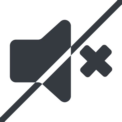 mute solid icon by friconix fi xnpdhl mute solid line down normal