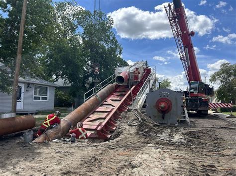The Crossing Group On Linkedin Installing A Surface Casing In A Residential Area The Tunneling