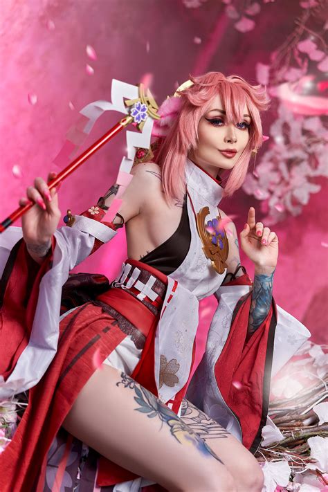 Yae Miko Cosplay By Kawabarker Aka Zirael Rem R Kawabarker