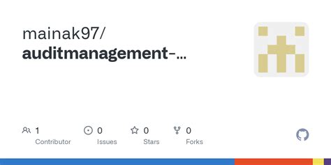 GitHub Mainak Auditmanagement Angular Ui