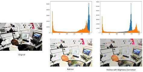The Pixel Value Of The Traditional Retinex Algorithm Is Concentrated In Download Scientific