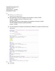 HLSC P Lab Docx HLSC P Lab Assignment Lab Section No Holly Ferguson