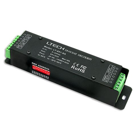 DC V W CH CV DMX Decoder LT A LT A D F