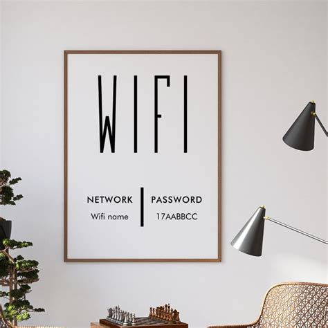 Scan To Connect Wifi Network QR Code Wifi Password Poster Zazzle Wifi Password Wifi Network