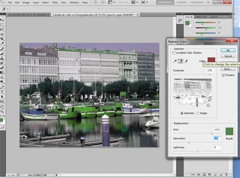 Photoshop CS Trucos y Tutoriales Cómo cambiar el color en una parte de las fotografías