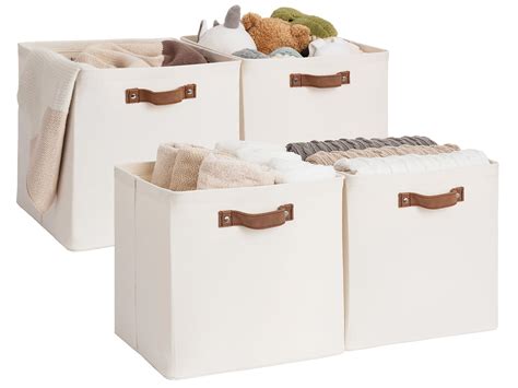 Storageworks 13x13 Storage Cubes Collapsible Storage Bins Organizer For Closet Fabric Storage
