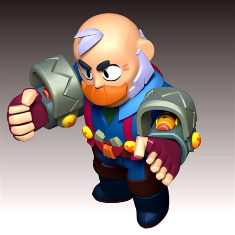 Sam Brawl Stars 3d Model By Lovemodel