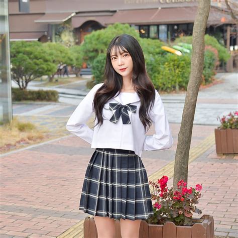 교복몰 인디고 마린 체크 일본여고생 세라복 긴팔 세트 느낌 아니깐 인디고 마린 세라복 Facebook
