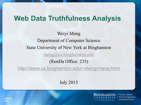 weiyi meng web data truthfulness analysis ppt