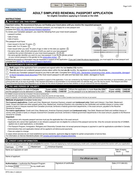 Form Pptc054 Fill Out Sign Online And Download Fillable Pdf Canada