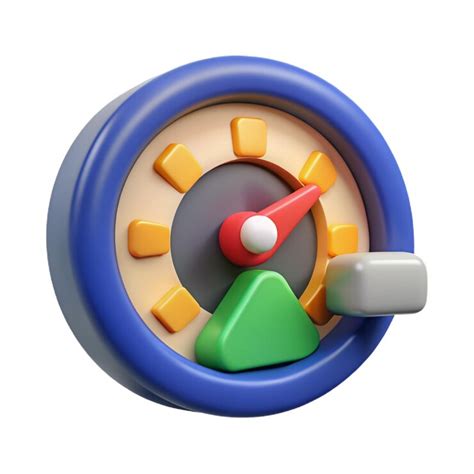 speedometer with arrow and dashboard indicators risk speed and rating levels concept premium