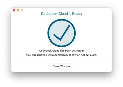 Codebook Help Codebook Cloud Sync