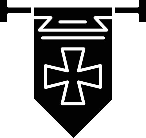 Cross Flag Solid Glyph Illustration 48848890 Vector Art At Vecteezy