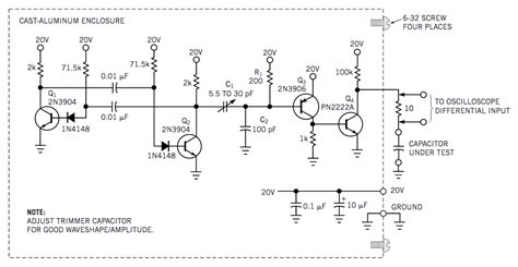 Capacitor Tester Circuit Diagram Wiring Flow Line