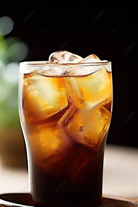 얼음이 든 유리잔에 담긴 아이스 커피 음료 배경 배경 화면 및 일러스트 무료 다운로드 Pngtree