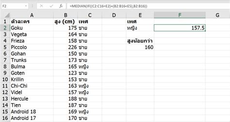Excel Array Formula ตอนที่ 2 การใช้ Array Formula แบบมีเงื่อนไขด้วย