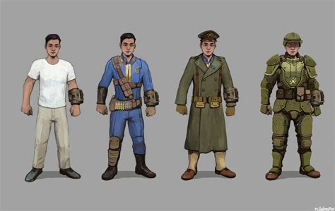 Fallout 4 Utc Nate Archer Clothing Concept 1 By Mrpebbles Nukatales On