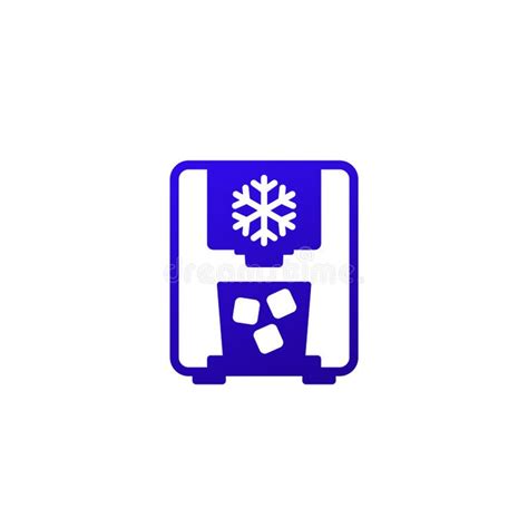 Ice Maker Icon On White Vector Stock Vector Illustration Of Appliance Water 330414280