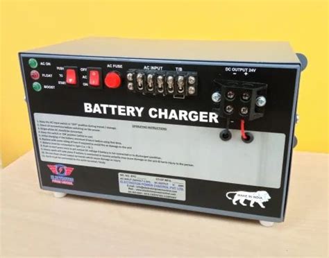 Industrial 24v 16amp Battery Charger With Relay 24vdc At ₹ 8000 In New